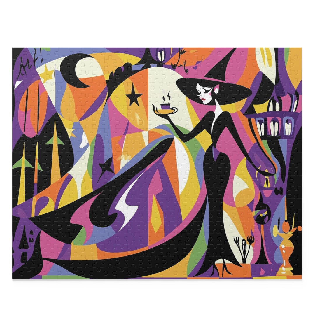 Witchy Whimsy - Elegant Jigsaw Puzzle for Adults - 250, 500 Pieces ...