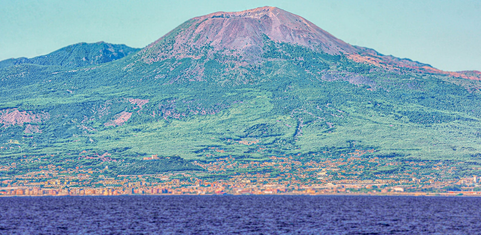 Mount Vesuvius, Gulf of Naples in Italy - Etsy
