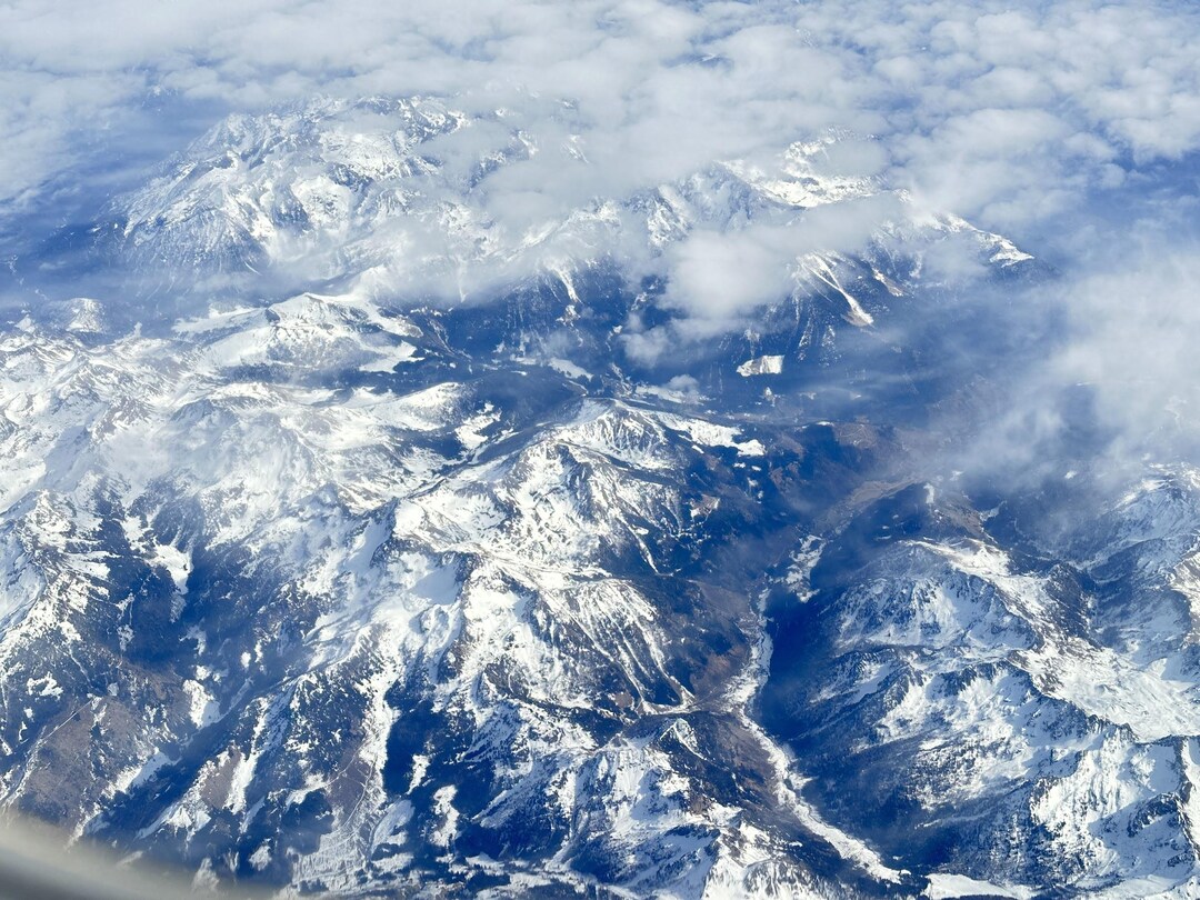 Swiss Alps From Air - Etsy