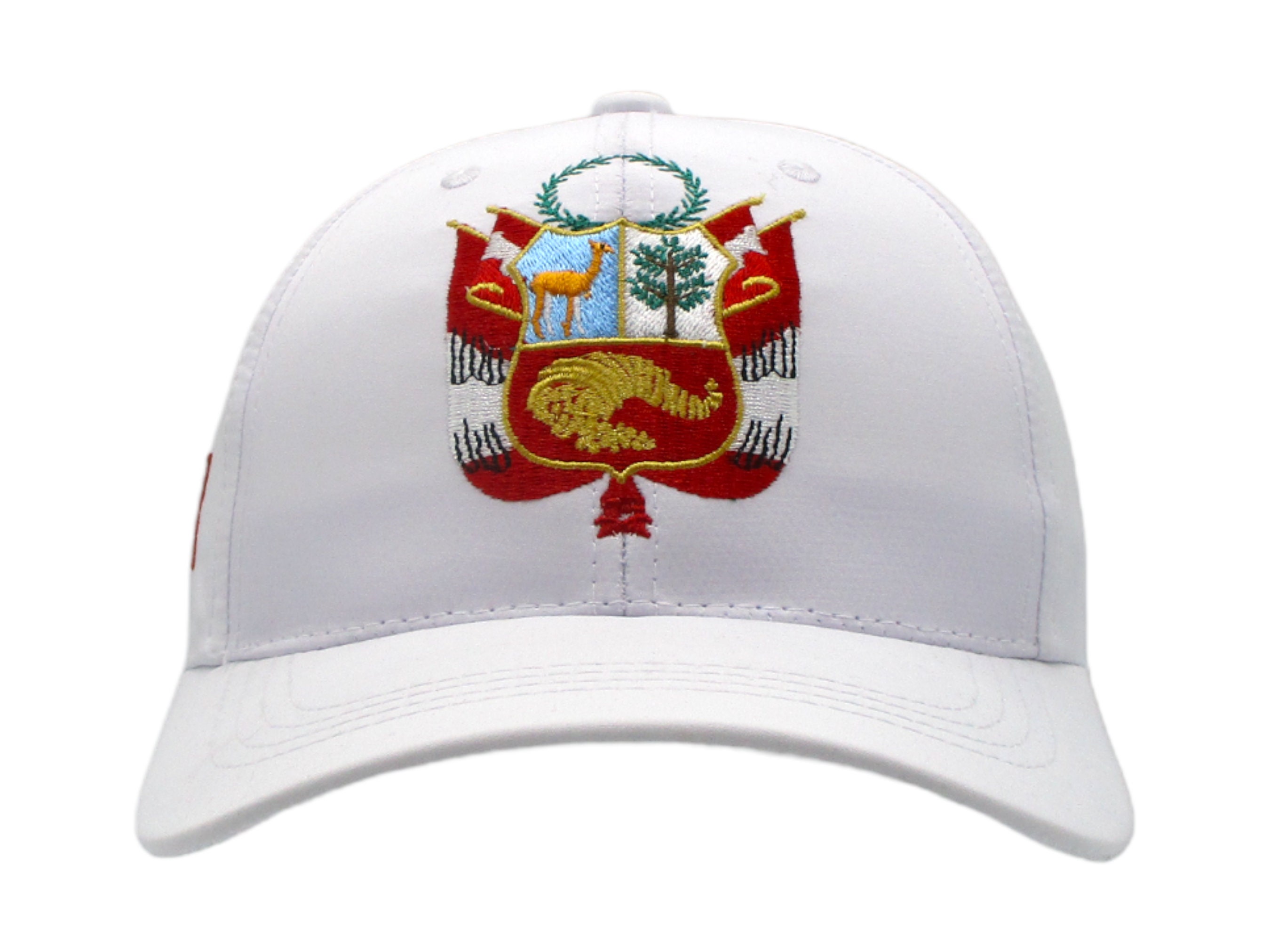 Gorras Del Peru Blancas Con El Escudo Nacional - Etsy