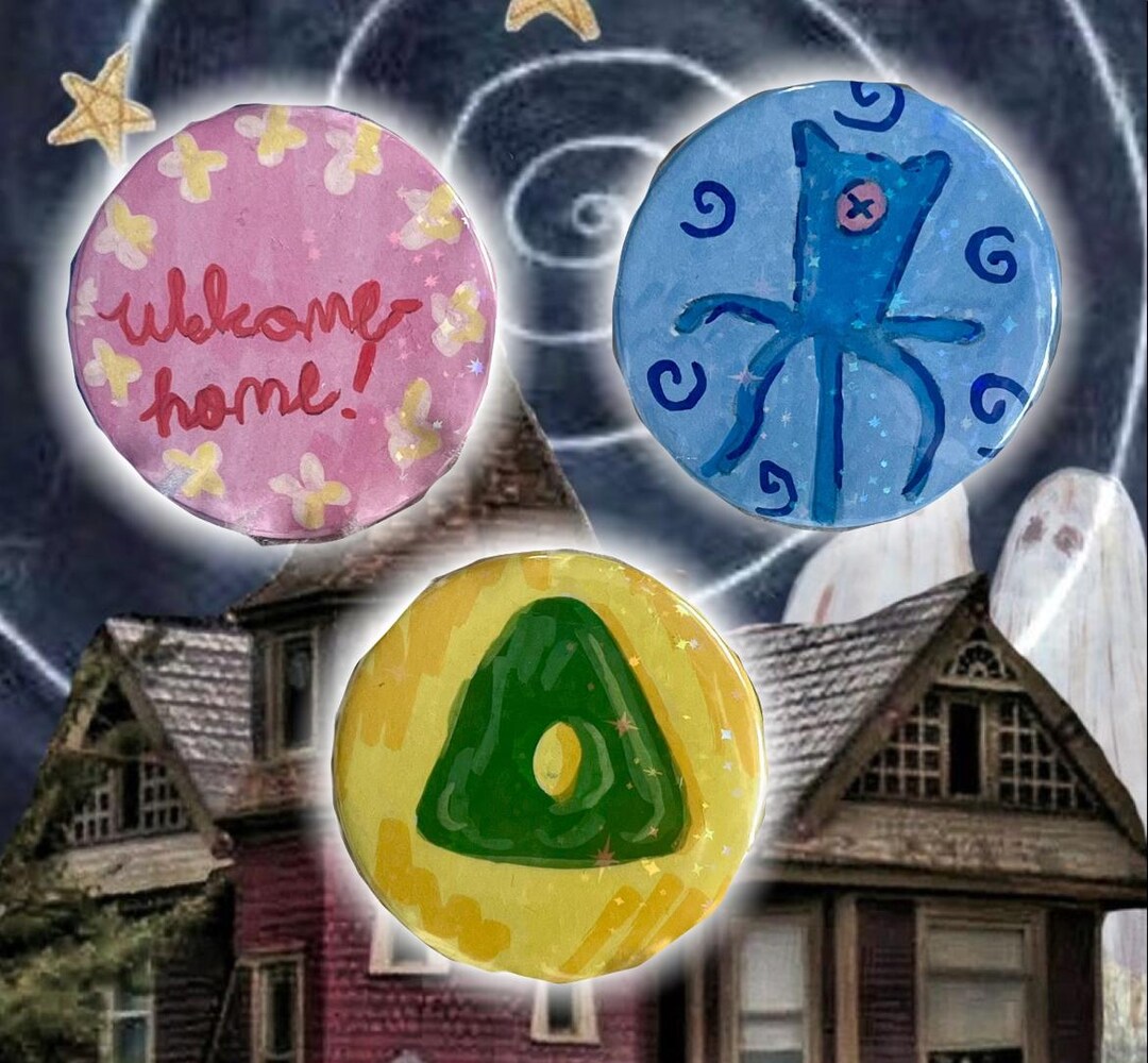 Coraline Inspired Button Pins - Etsy