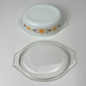 Vintage Pyrex Town Country Casserole Dish #043, 1.5 Quart, 60s, Brown ...