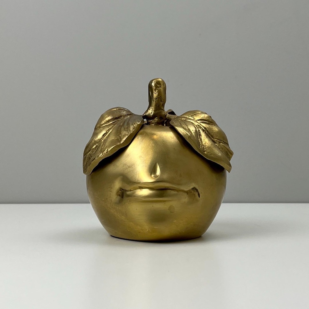 RARE Vintage Brass Pomme Bouche Sculpture in Style of Claude Lalanne ...