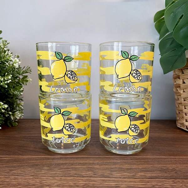 Lemonade Glasses - Etsy