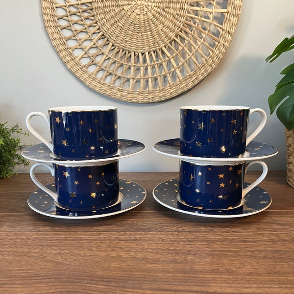 Gold Tea Cup Set - Etsy