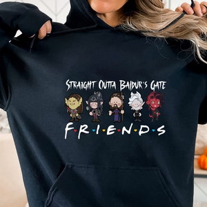 Chibi BG3 Friends Adventure Comfort Colors Tshirt, Baldur's Gate 3 ...