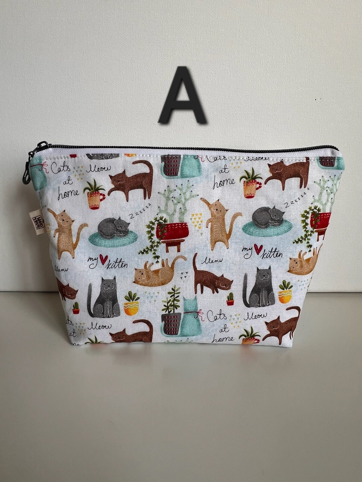 Big Makeup Pouch.cosmetic Bag.zipper Pouch. Essential Pouch. Makeup Bag ...