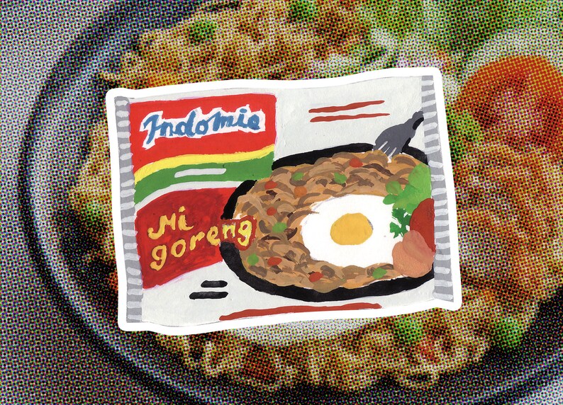 Indomie Balsem Taro Sticker 3 Stickers Indonesian Snack - Etsy