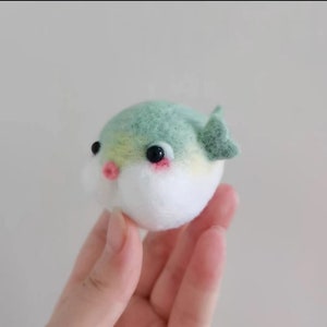 Mini Needle Felted Fish-felt Animal Sculpture,needle Felted Fish,felt ...