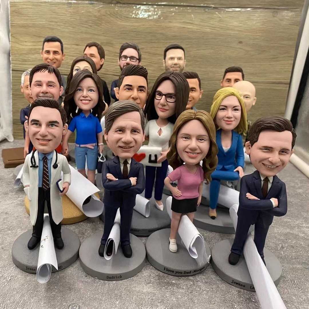 Custom Bobblehead Wedding Cake Topper, Personalized Wedding Cake ...