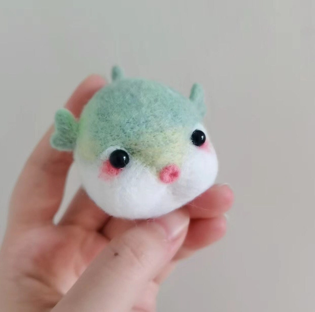 Mini Needle Felted Fish-felt Animal Sculpture,needle Felted Fish,felt ...