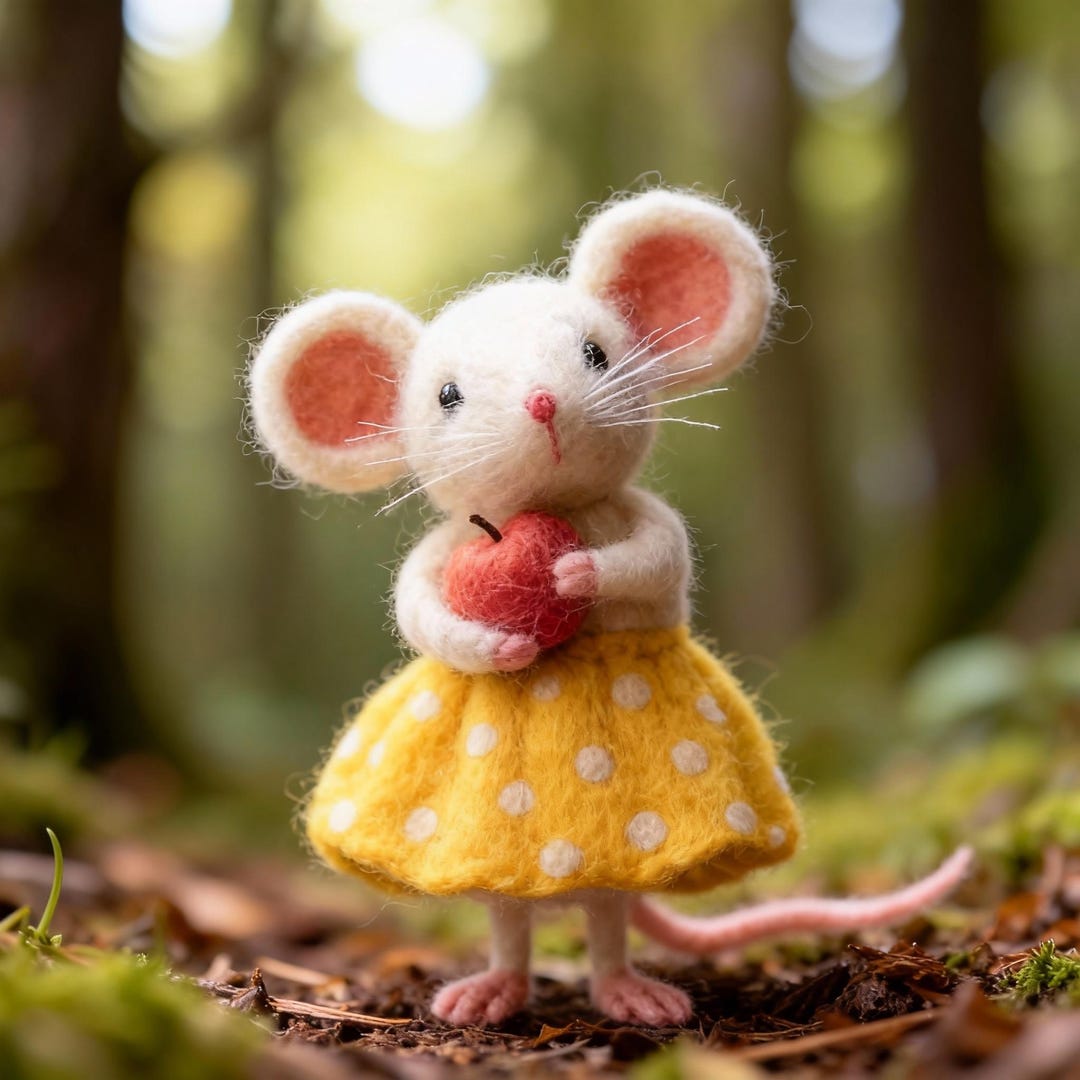 Handmade Felted Hamster Christmas Ornament, Pet Lover Stocking Stuffer ...