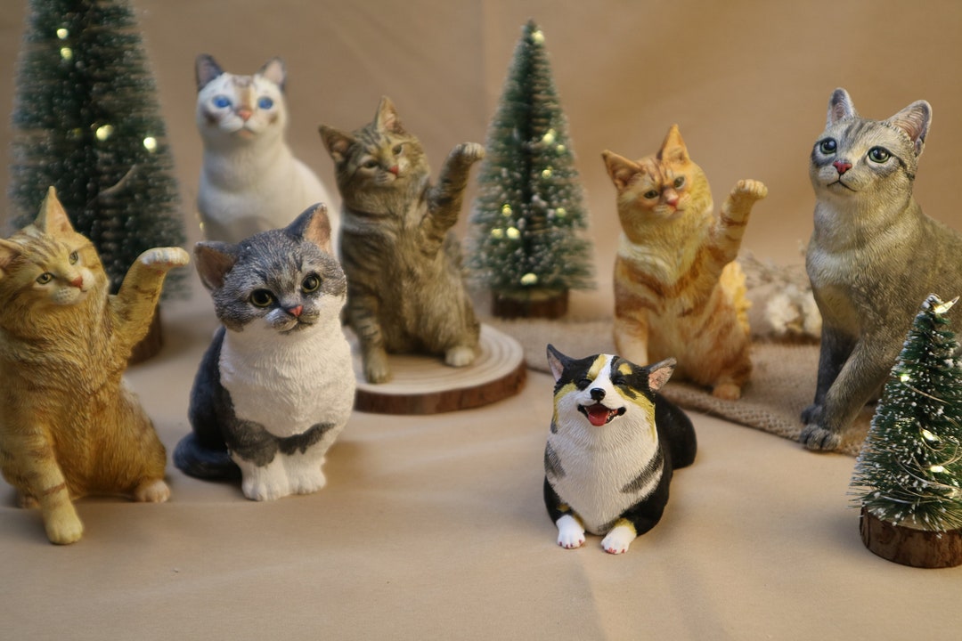 Cat Sculpture,personalized Pet,animal Sculpture,cat Figurines,pet ...