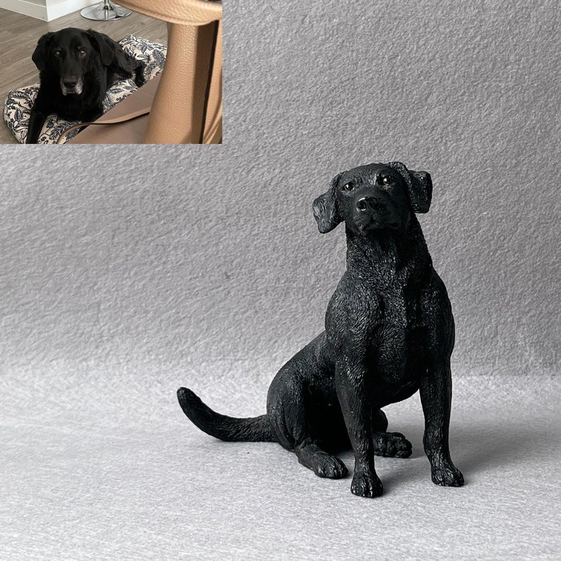 Labrador Sculpture, Aromatherapy Stone Pet Memorial, Custom Dog Statue ...