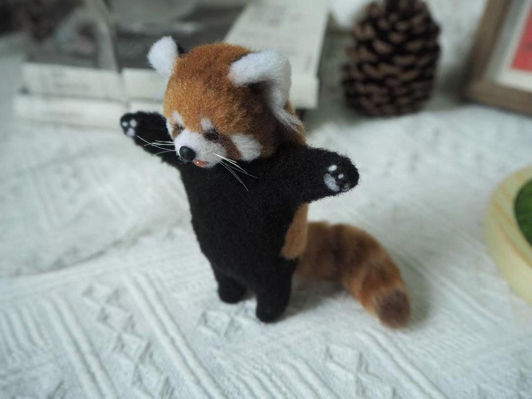 Custom Needle Felted Red Panda,custom Red Panda Sculpture,custom Felt ...