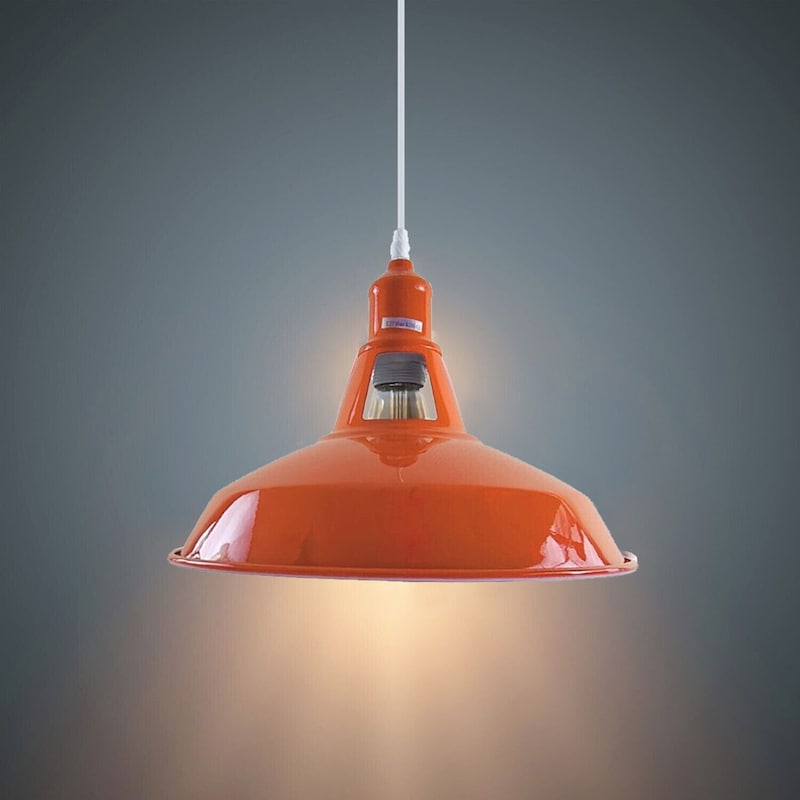 Orange Ceiling Light - Etsy UK