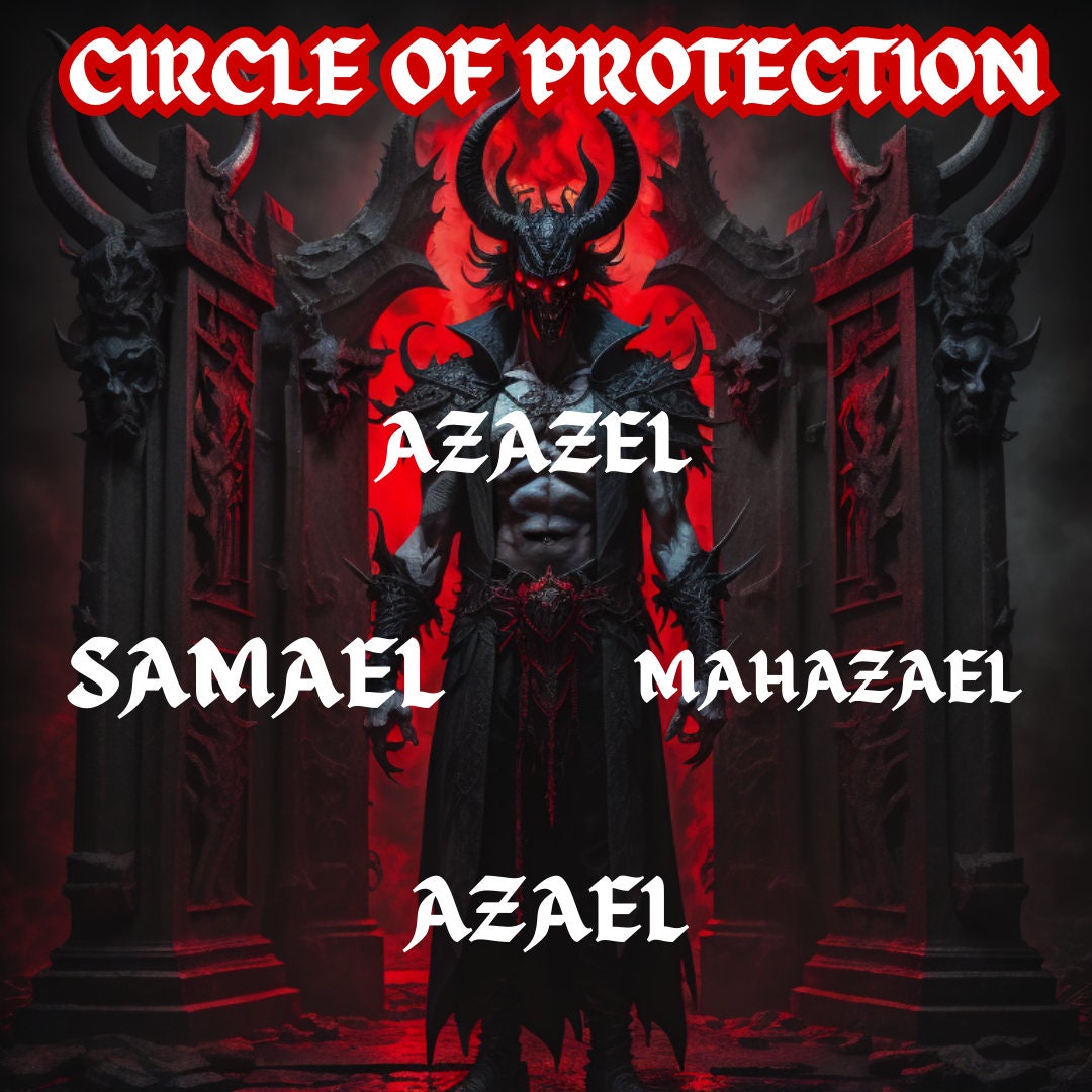 Circle Protection: Harnessing the Power of Azazel Samael - Etsy