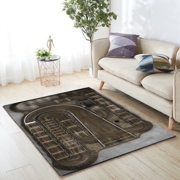 Race Track Rug - Etsy