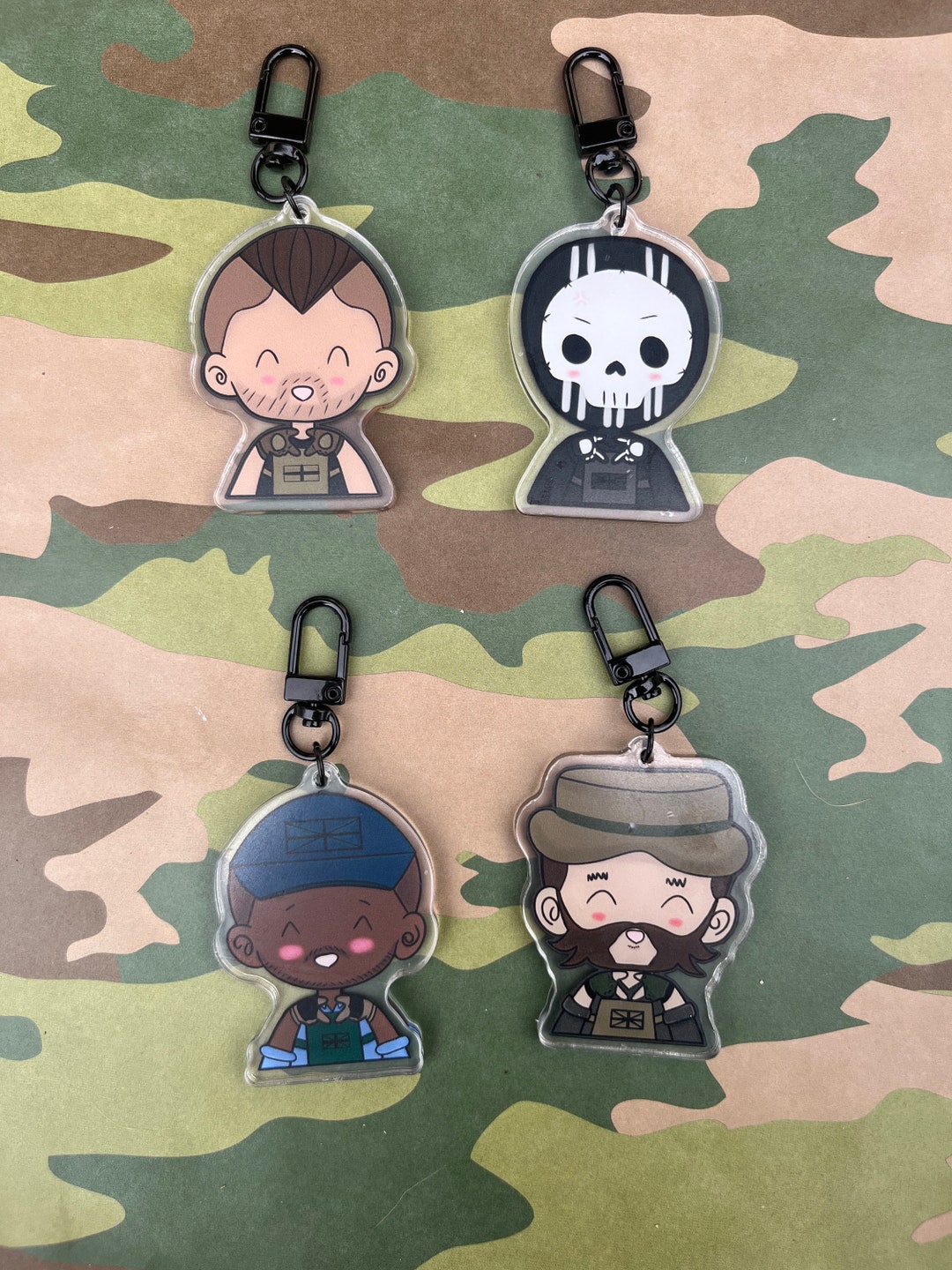 COD Task Force 141 Chibi Keychains - Etsy