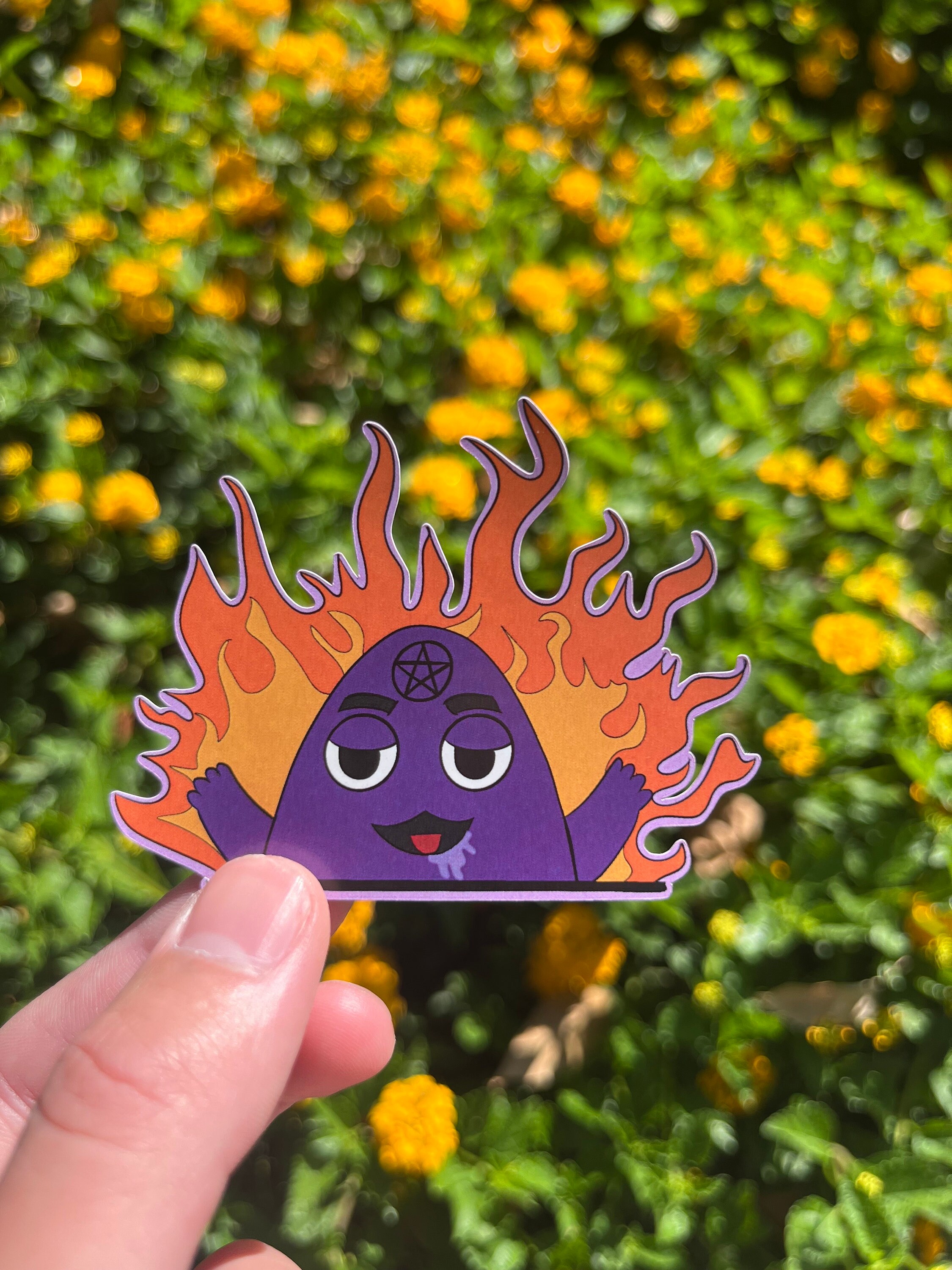 Grimace Overlord Sticker - Etsy