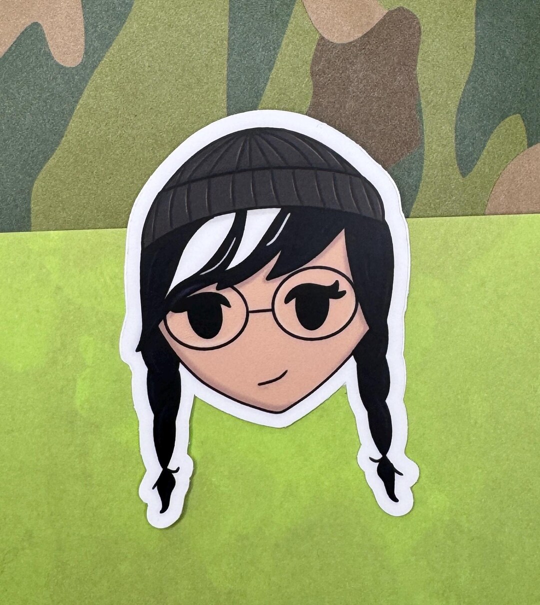 Chibi Dokkaebi Head Sticker - Etsy