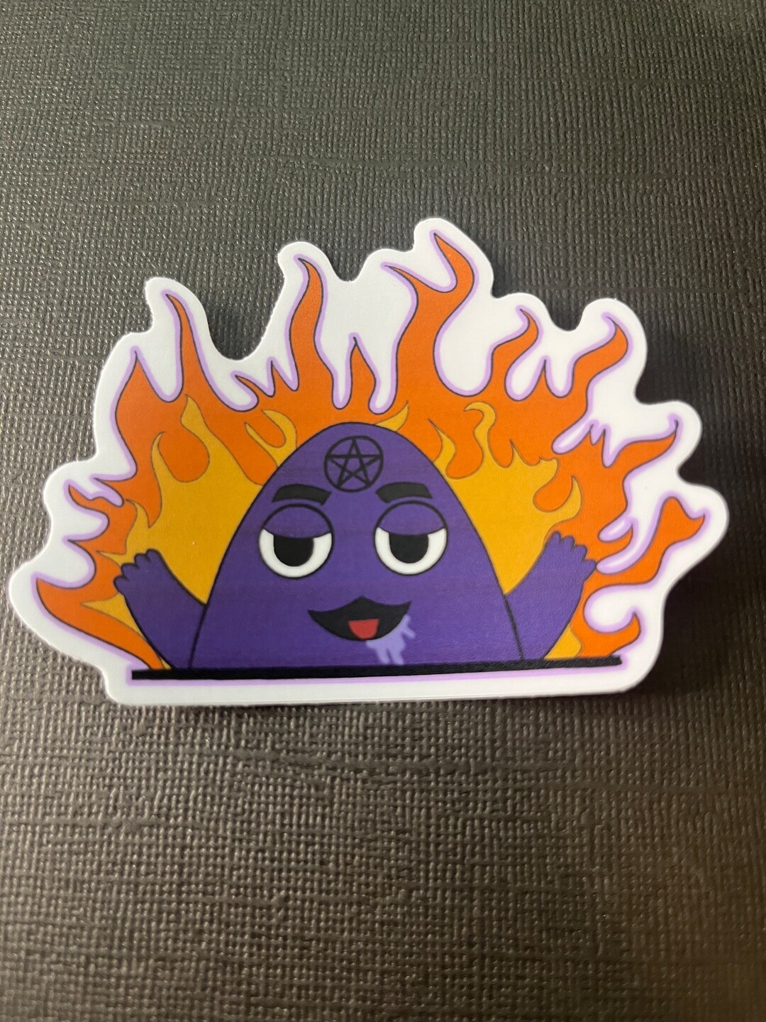 Purple Monster Overlord Sticker - Etsy