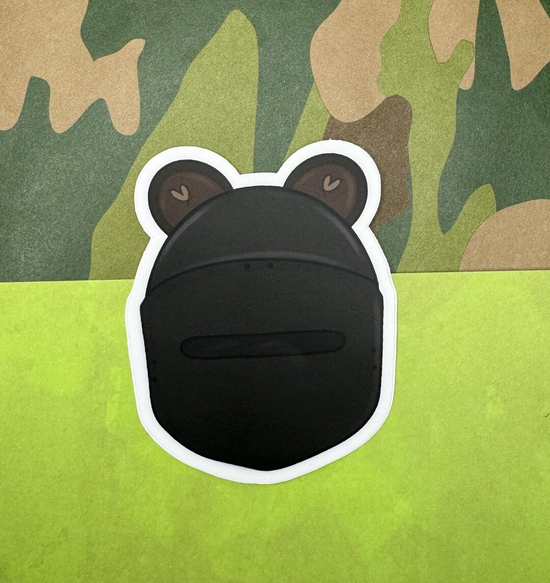 Chibi Operator Bear Sticker - Etsy