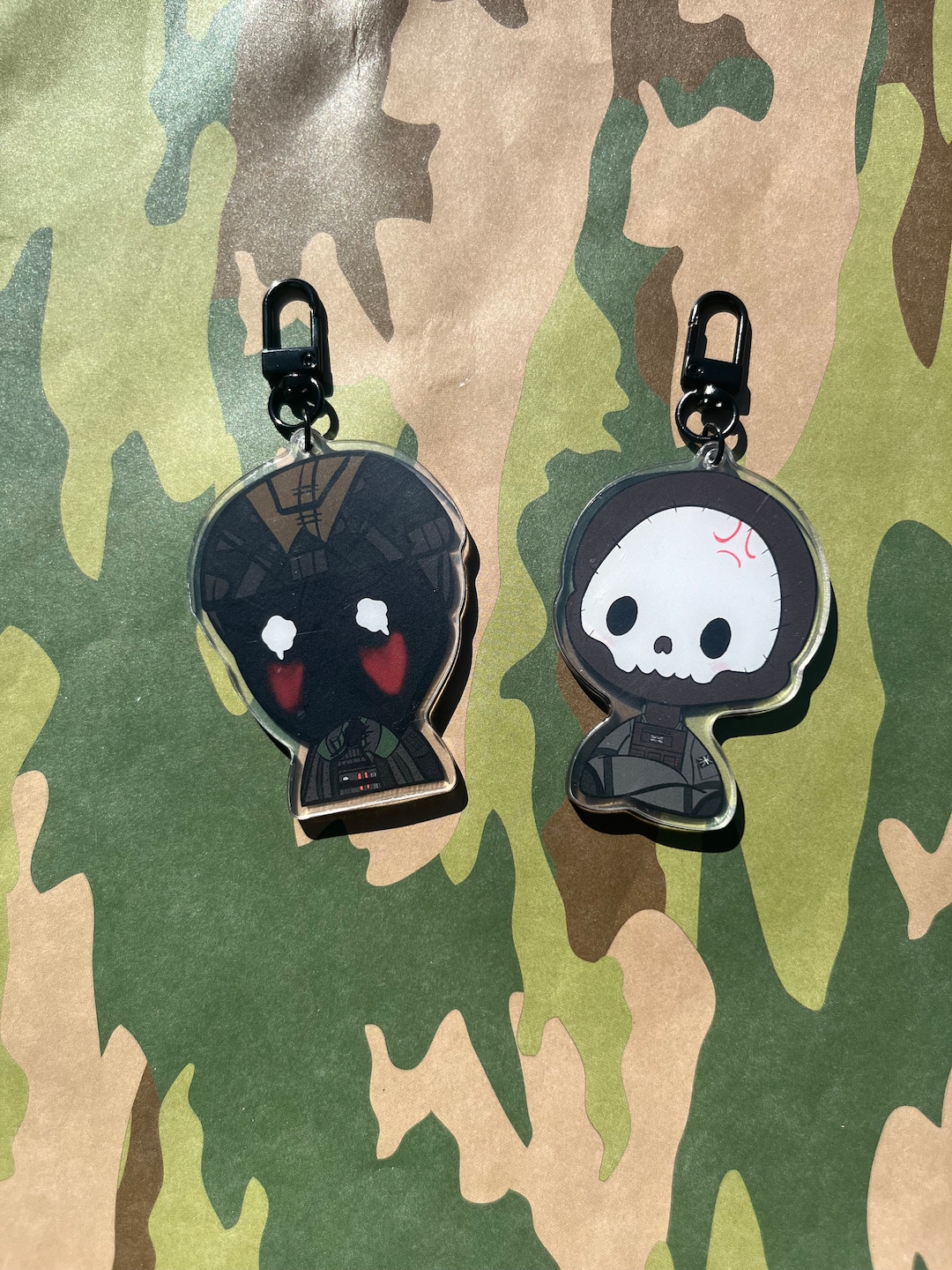 COD Chibi Keychain Ghost König - Etsy