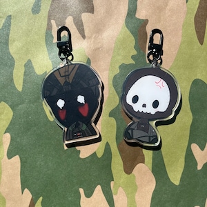 COD Chibi Keychain Ghost König - Etsy