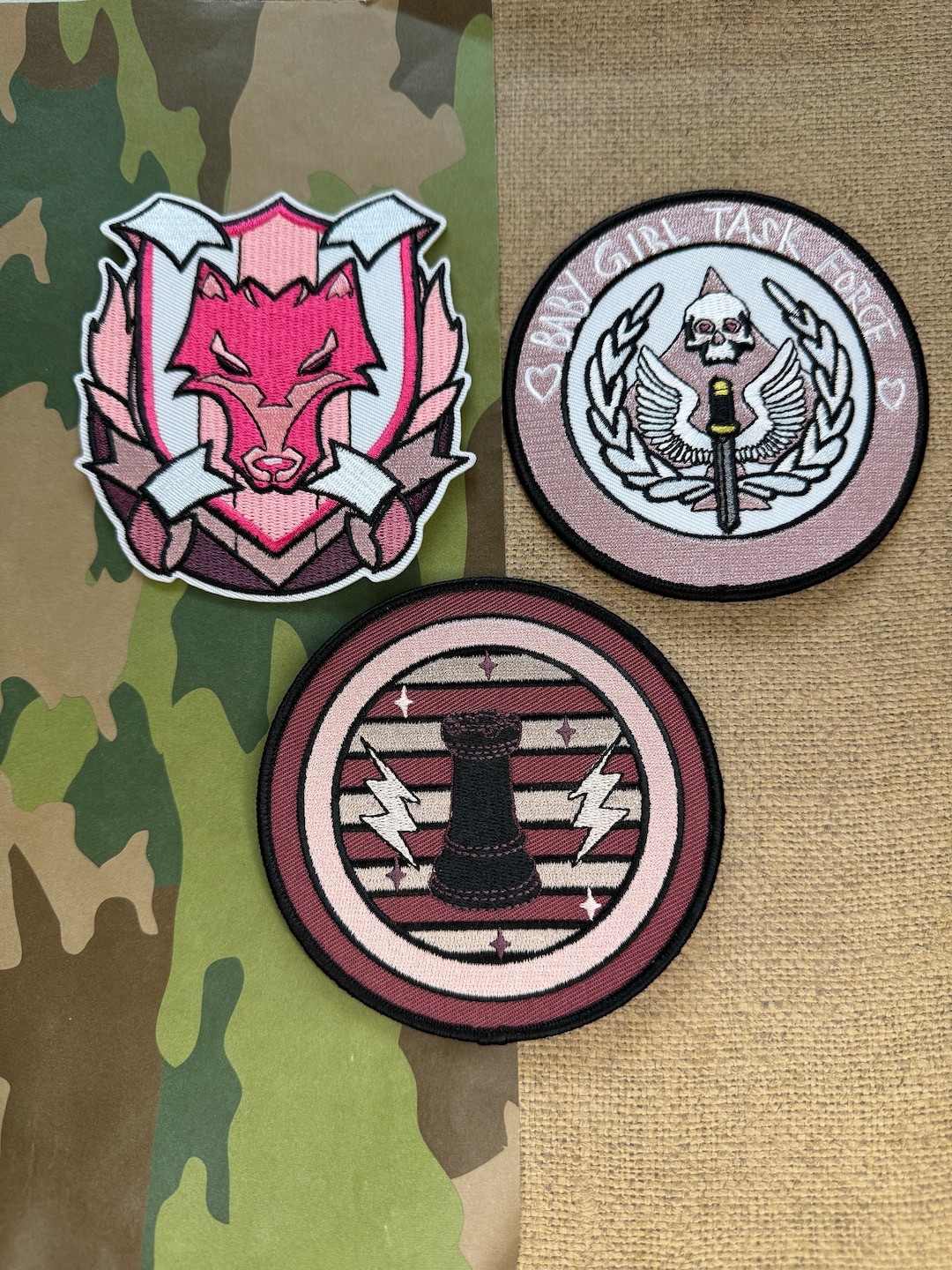 IRON ON Moral Patches - Etsy