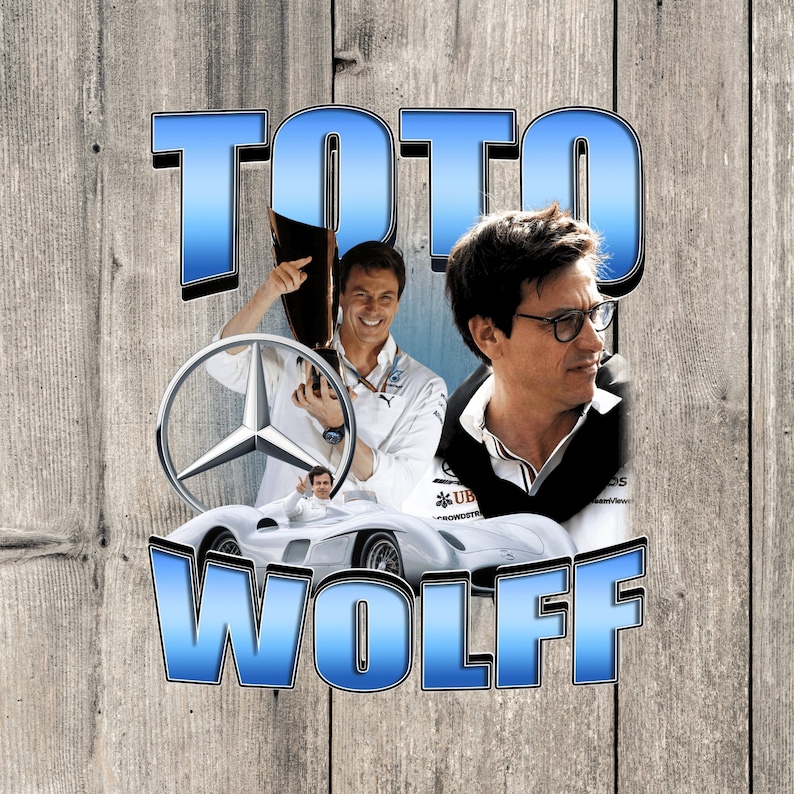 Toto Wolff PNG toto Wolff T-shirt Designl Instant Download and Ready to ...