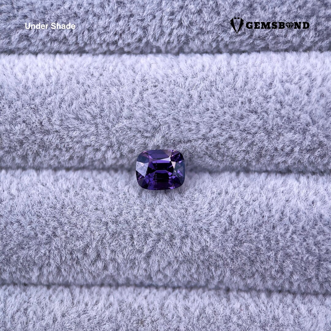 1.42ct Intense Violet Spinel With Color Change to Maroon From Tanzania ...