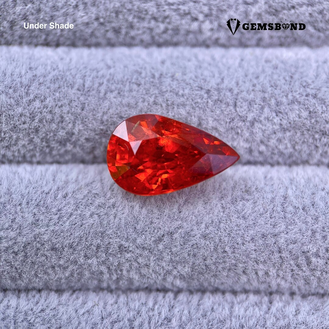 10.87ct Vivid Orange Mandarin Garnet From Namibia - Etsy