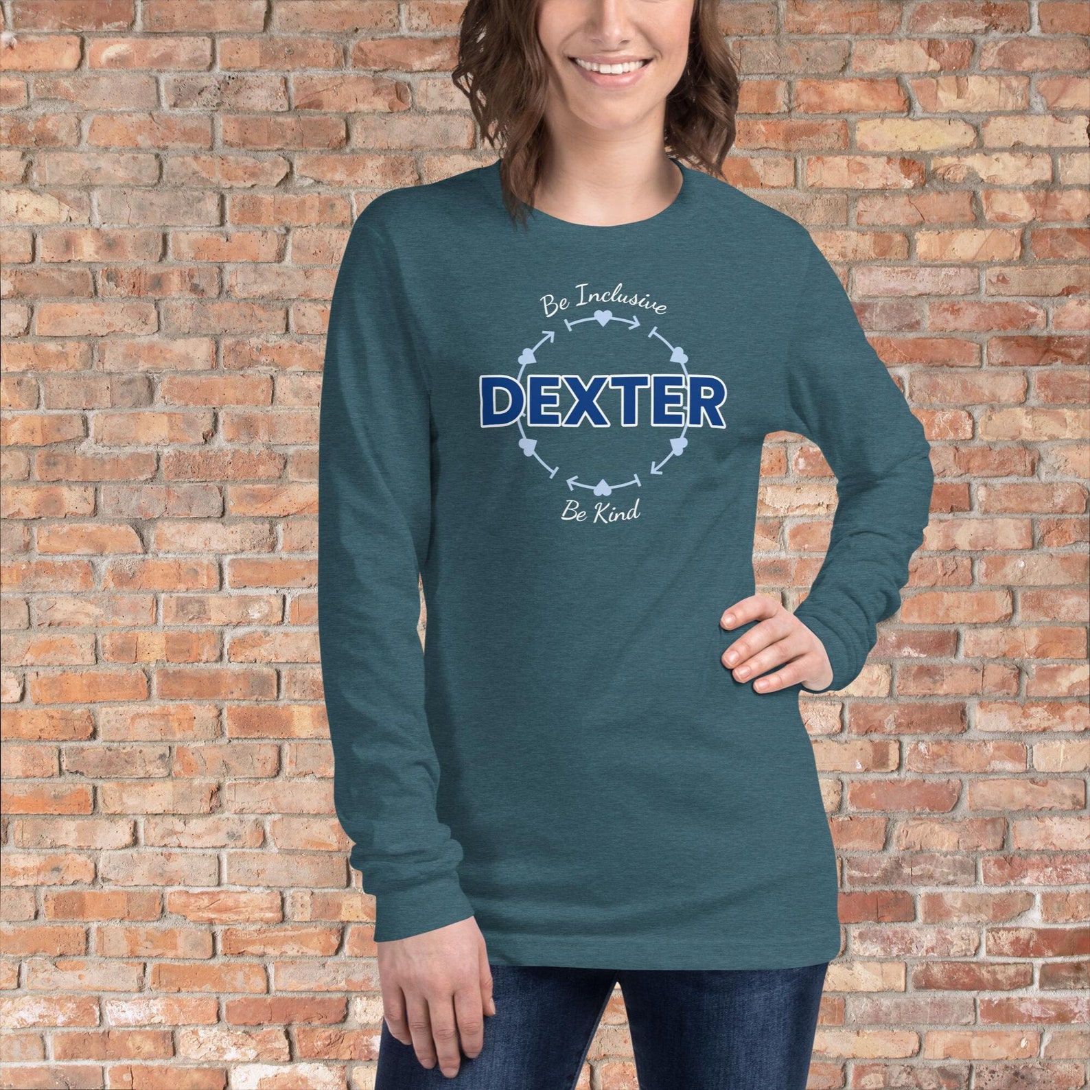 Dexter Michigan Be Inclusive / Kind - Unisex Long Sleeve Tee in ...