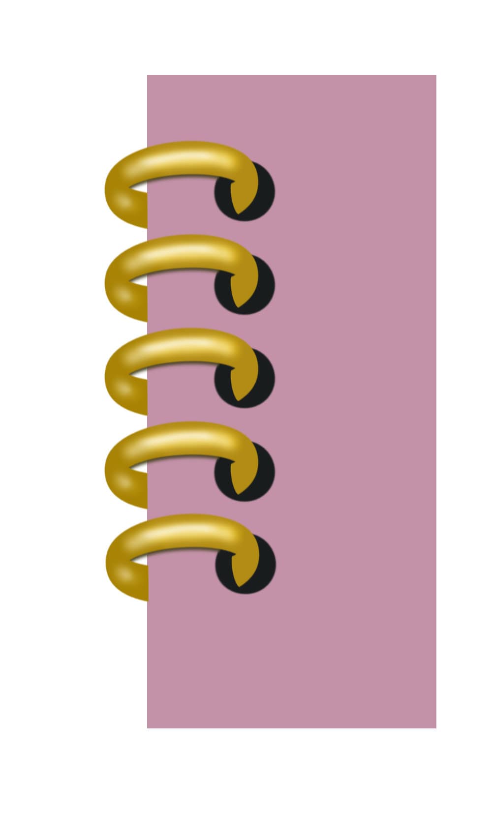 Digital Binder Rings Png Sticker for Planner Binder Ring for Digital ...