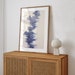 Blue Abstract Art Poster for Modern Minimalist Wall Décor - Etsy
