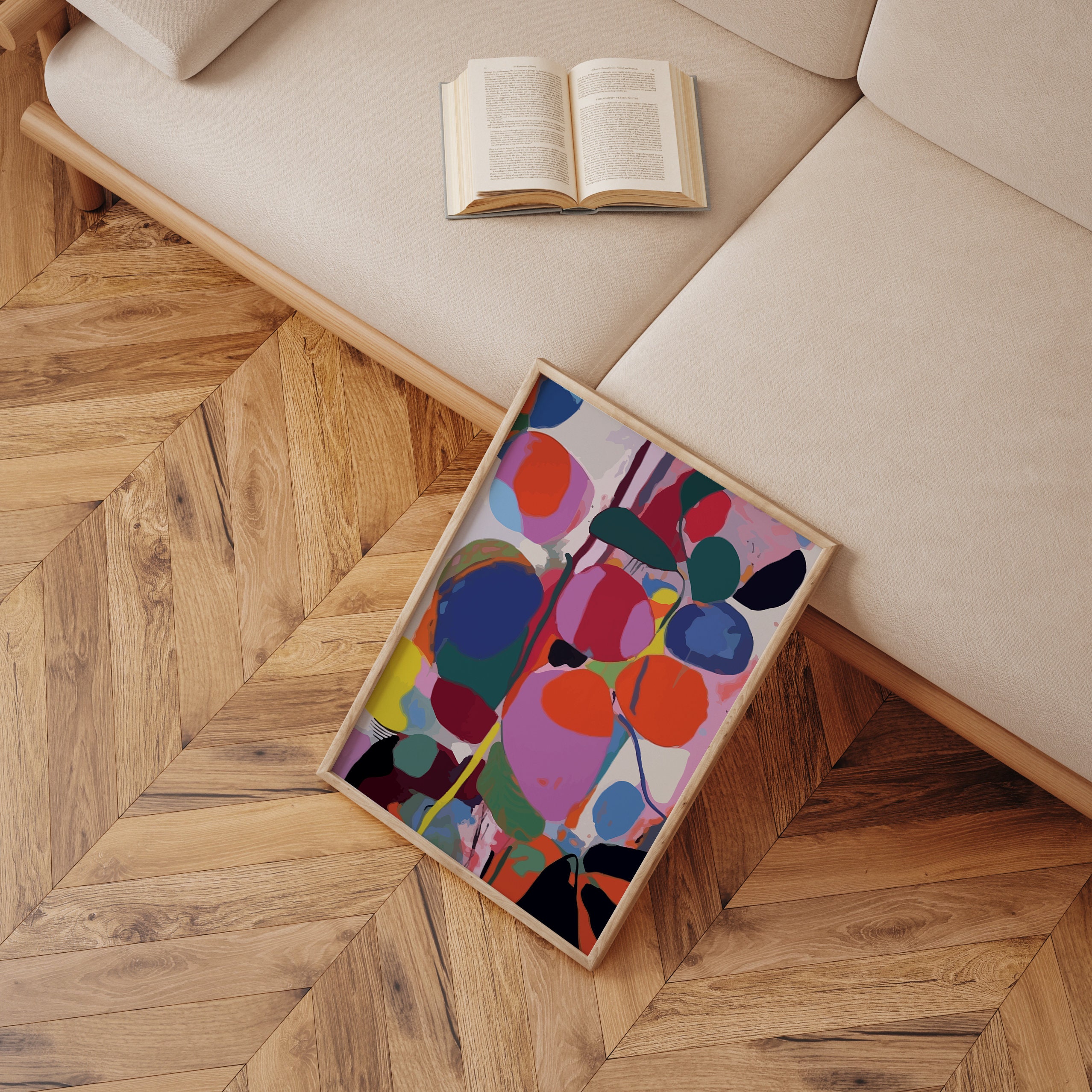 Dreamscape Abstract Art Print - Contemporary Impressionist Painting ...