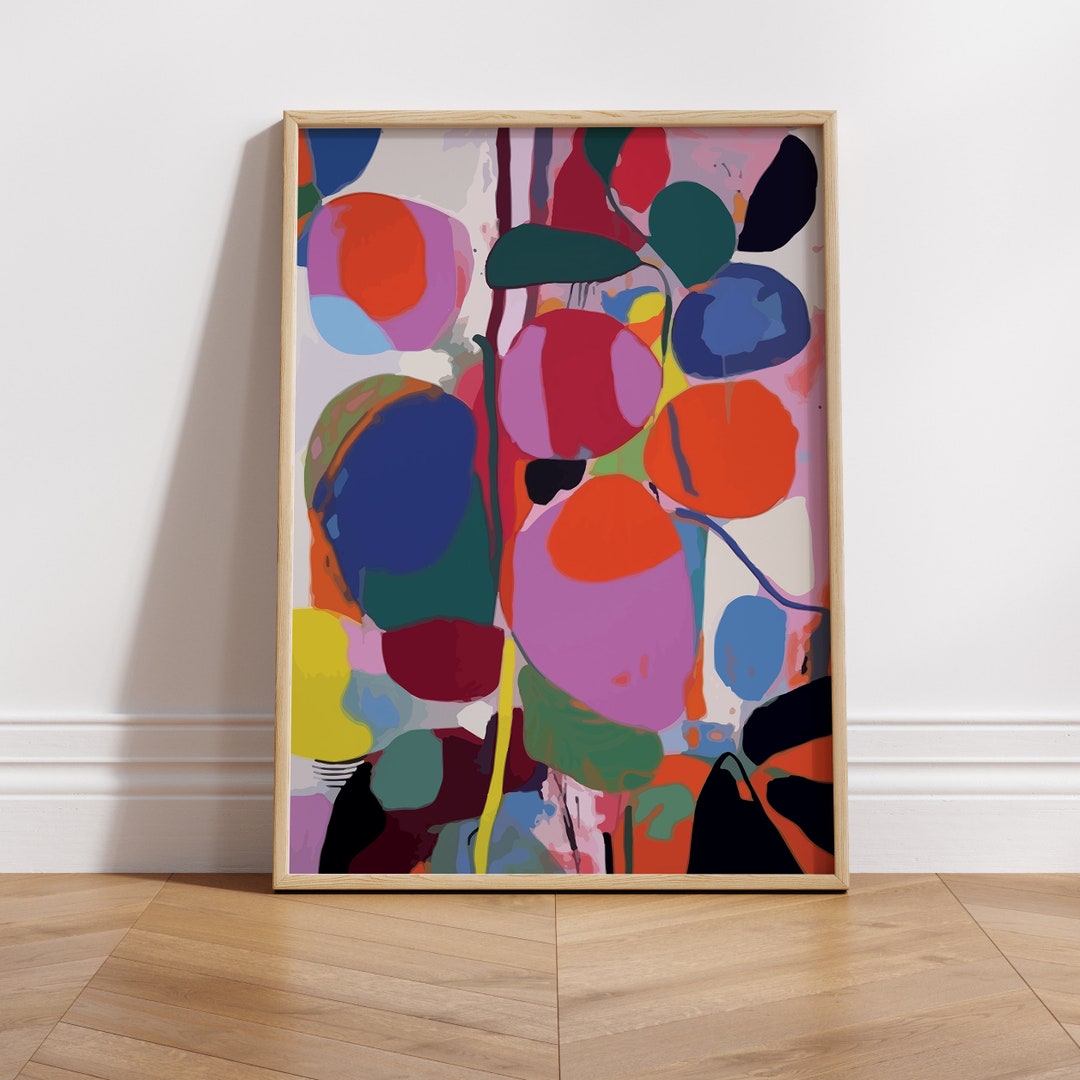 Dreamscape Abstract Art Print - Contemporary Impressionist Painting ...