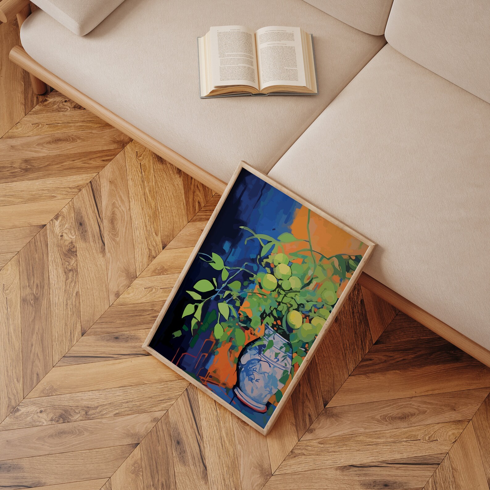 Dramatic Abstract Art Print Lime Painting Inspired by Henri Matisse - Etsy