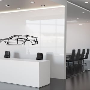 Stinger GT Silhouette Large Metal Wall Art, Car Garage Wall Decor ...