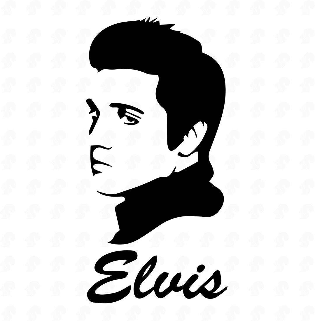 Elvis Presley SVG Cut File for Cricut the King of Rock N - Etsy UK
