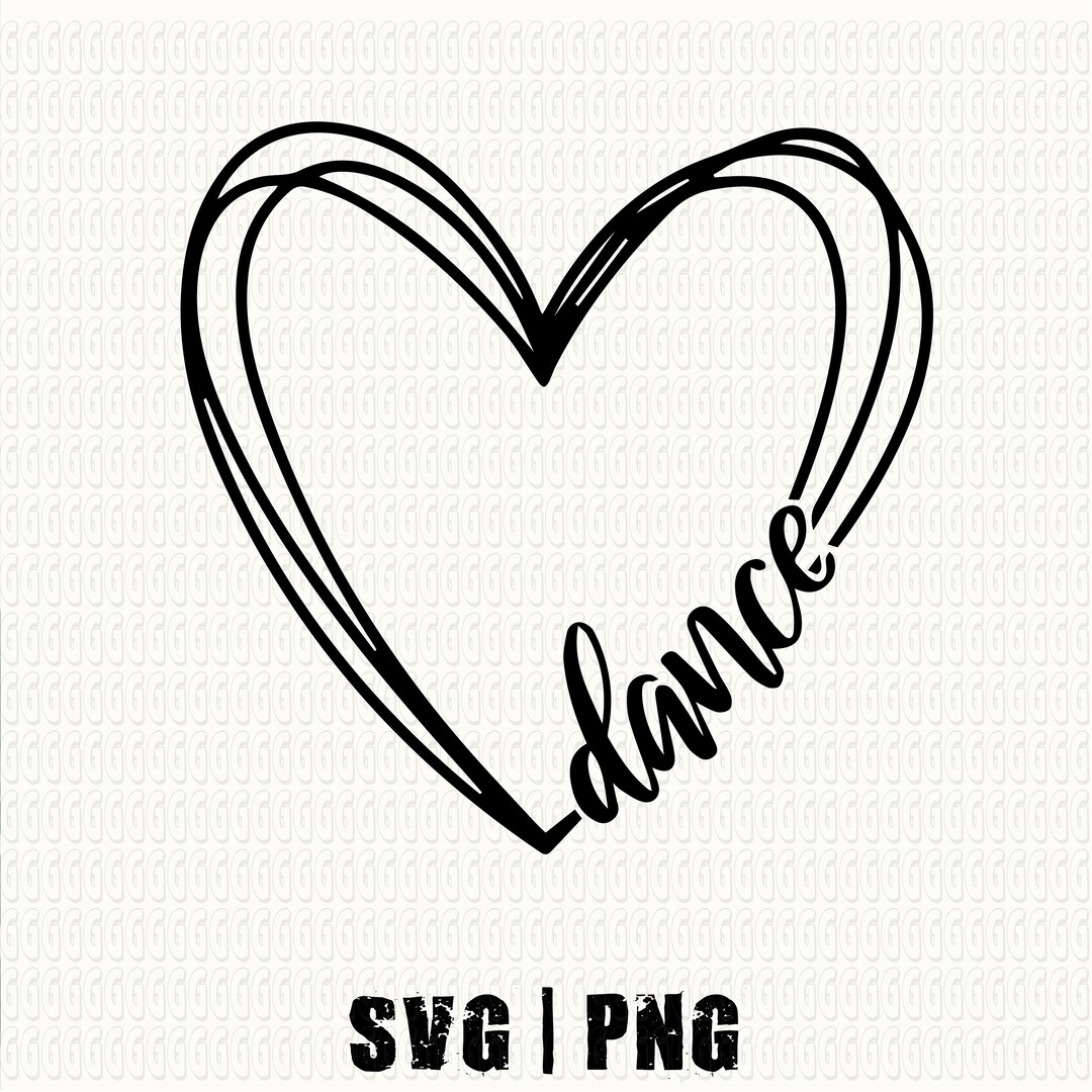 Corazón de baile svg, baile svg, baile png, bailarín svg, baile mamá ...
