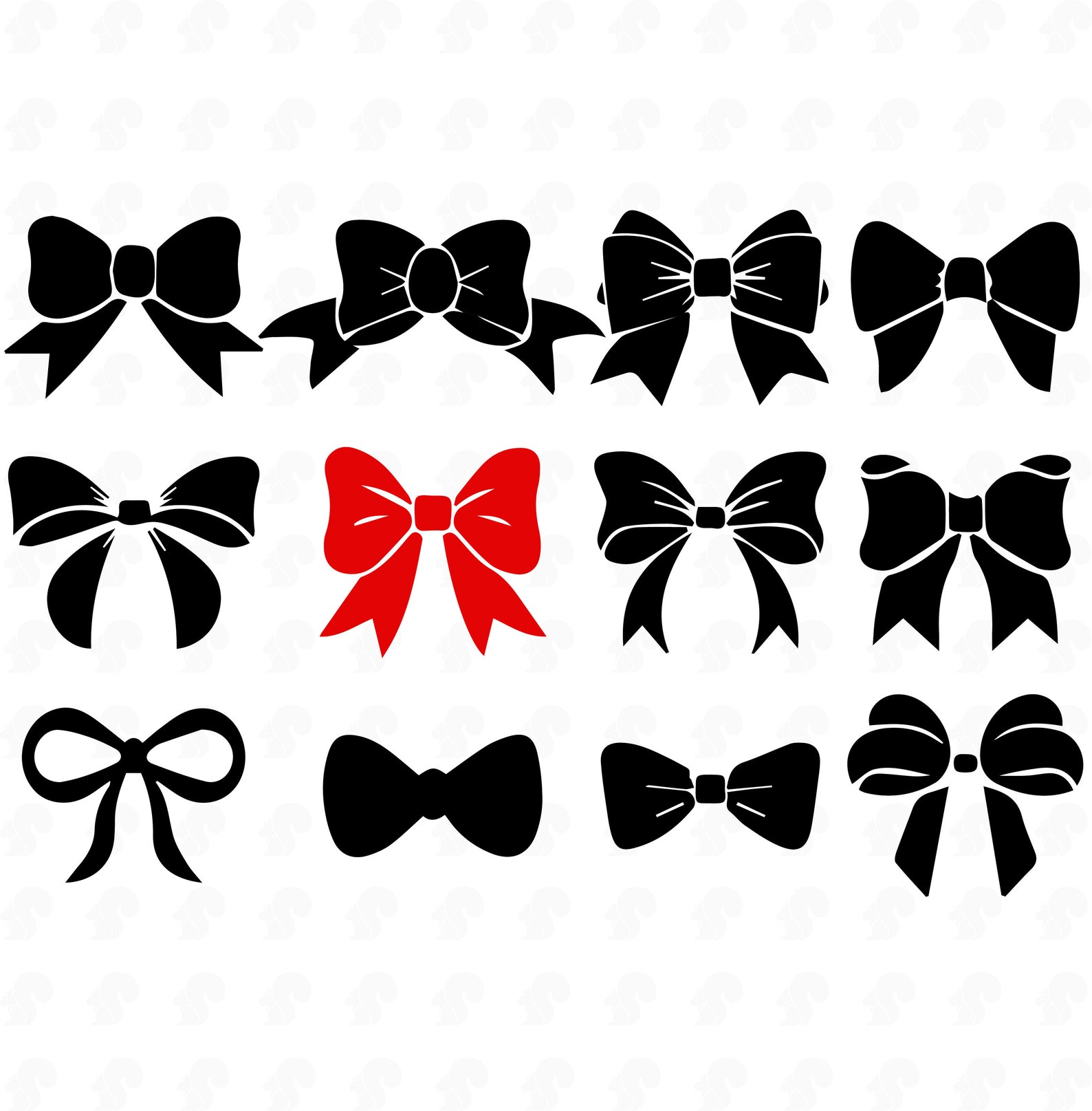 Ribbon Bow SVG Bundle Ribbon SVG Bow Svg Present Svg Bow - Etsy