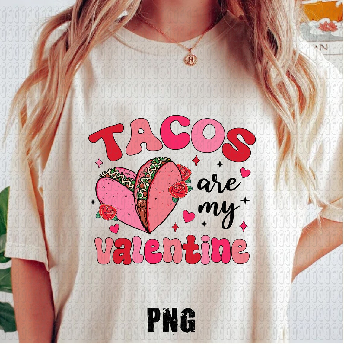Tacos Are My Valentine PNG, Concha Valentine's Png, Retro Valentine Png ...