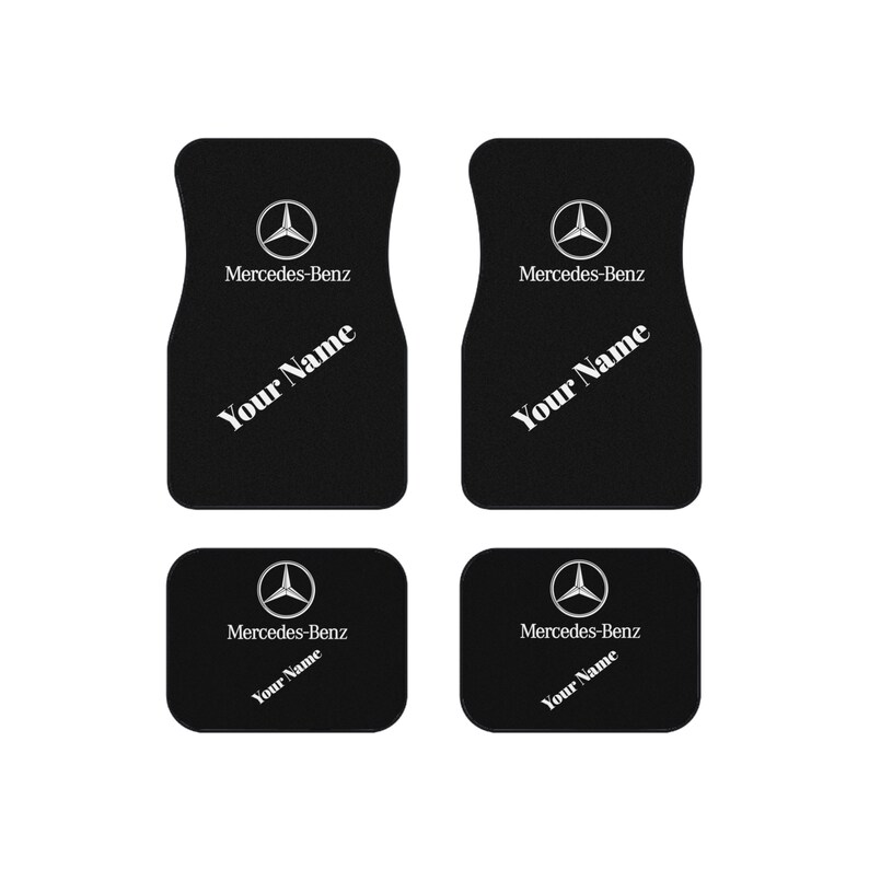 Mercedes Personalized Car Mats set of 4 - Etsy