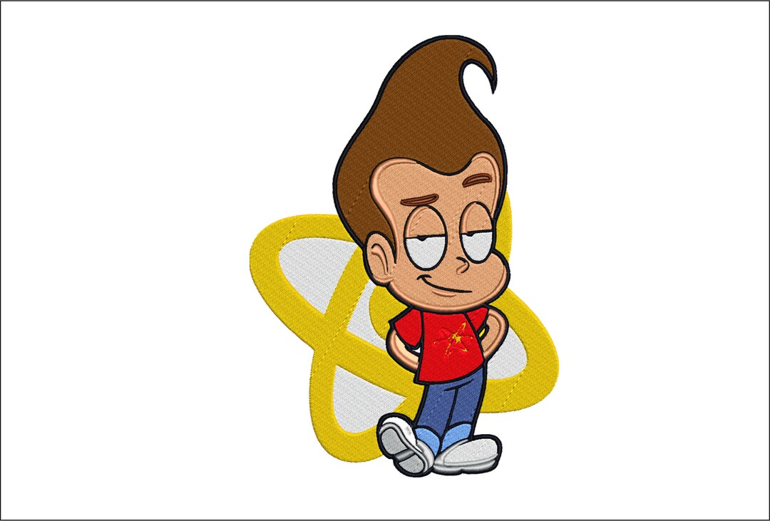 Jimmy Neutron Embroidery Design Cartoon Embroidery Design - Etsy