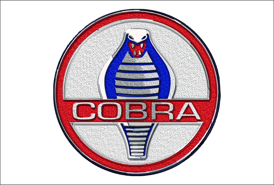 Cobra Shelby Snake Ford Car Embroidery Design Logo Design - Etsy