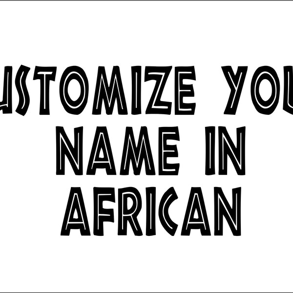 African Embroidery Font - Etsy UK
