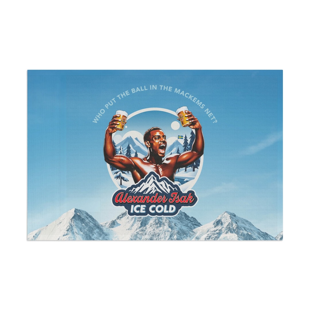 Alexander Isak - Ice Cold . Flag - Etsy