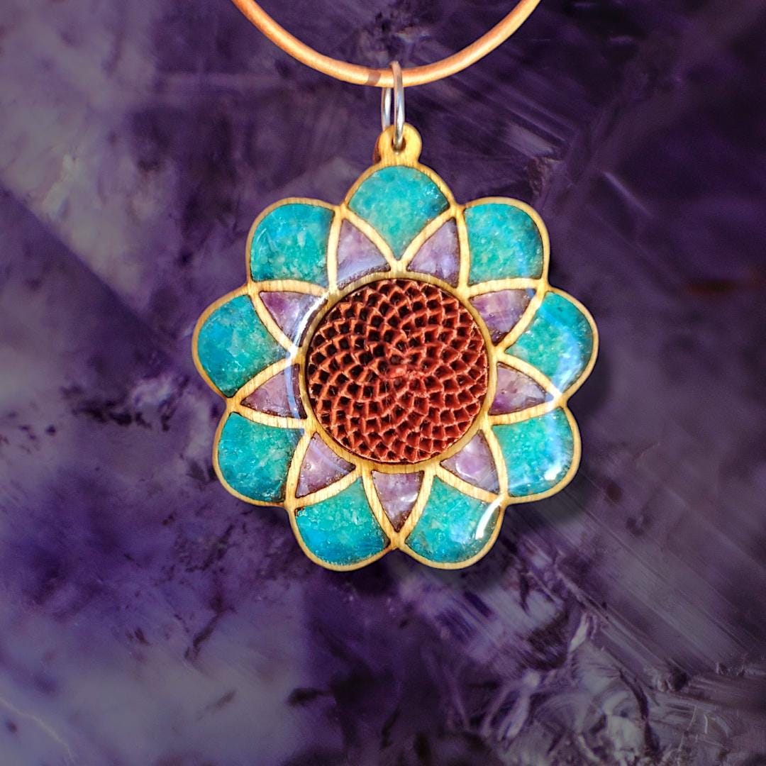 Sacred Geometry Pod Necklace - Etsy
